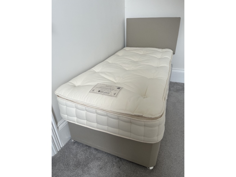 Single Bed with Headboard, Storage Drawers with HYPNOS Mattress and ...